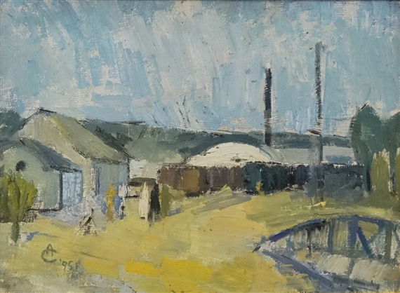 Alexandru Ciucurencu | Landscape (1951) | MutualArt