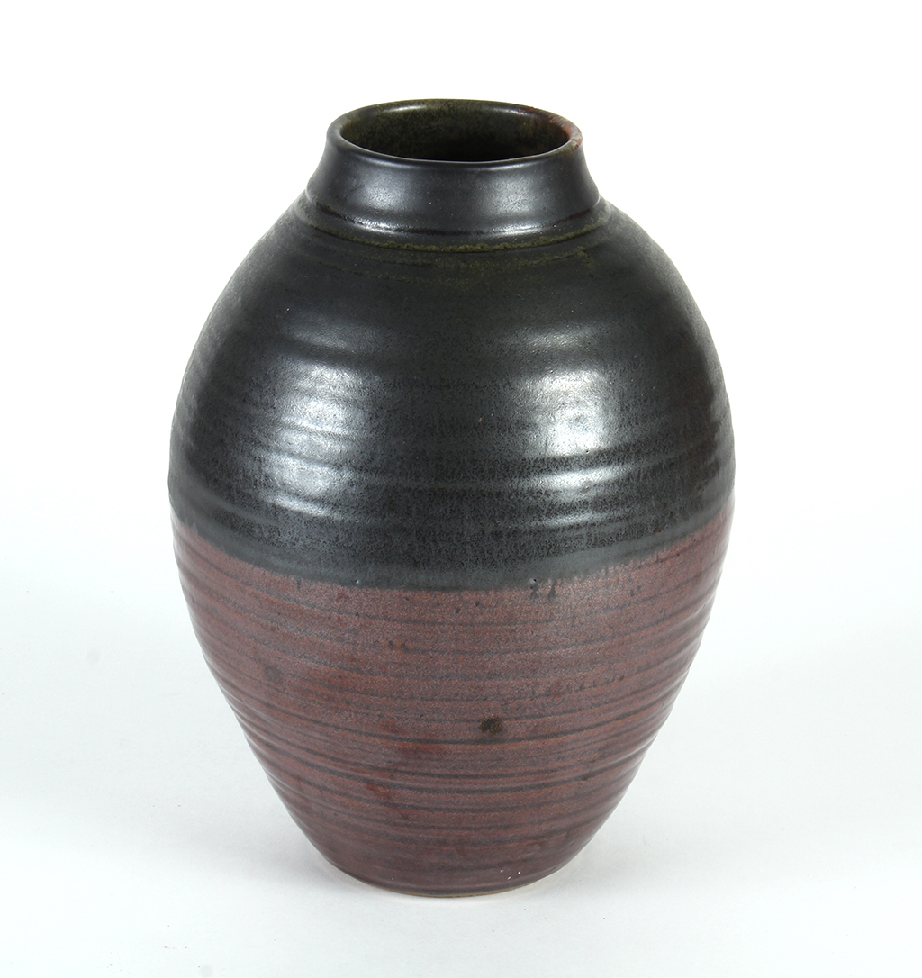 Charles Higa | Ovoid Pottery Vase | MutualArt