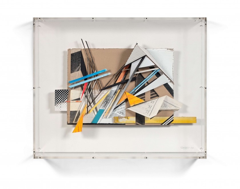 Assemblage Sculpture Cardboard