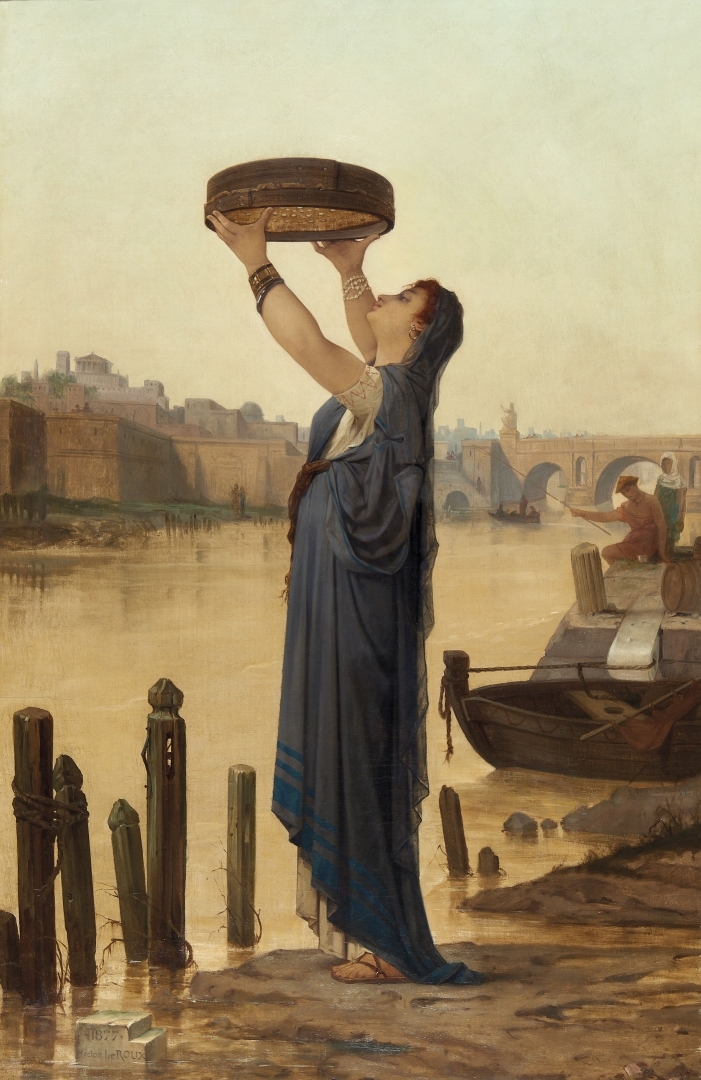 Louis Hector Leroux | An allegory of vengeful love | MutualArt