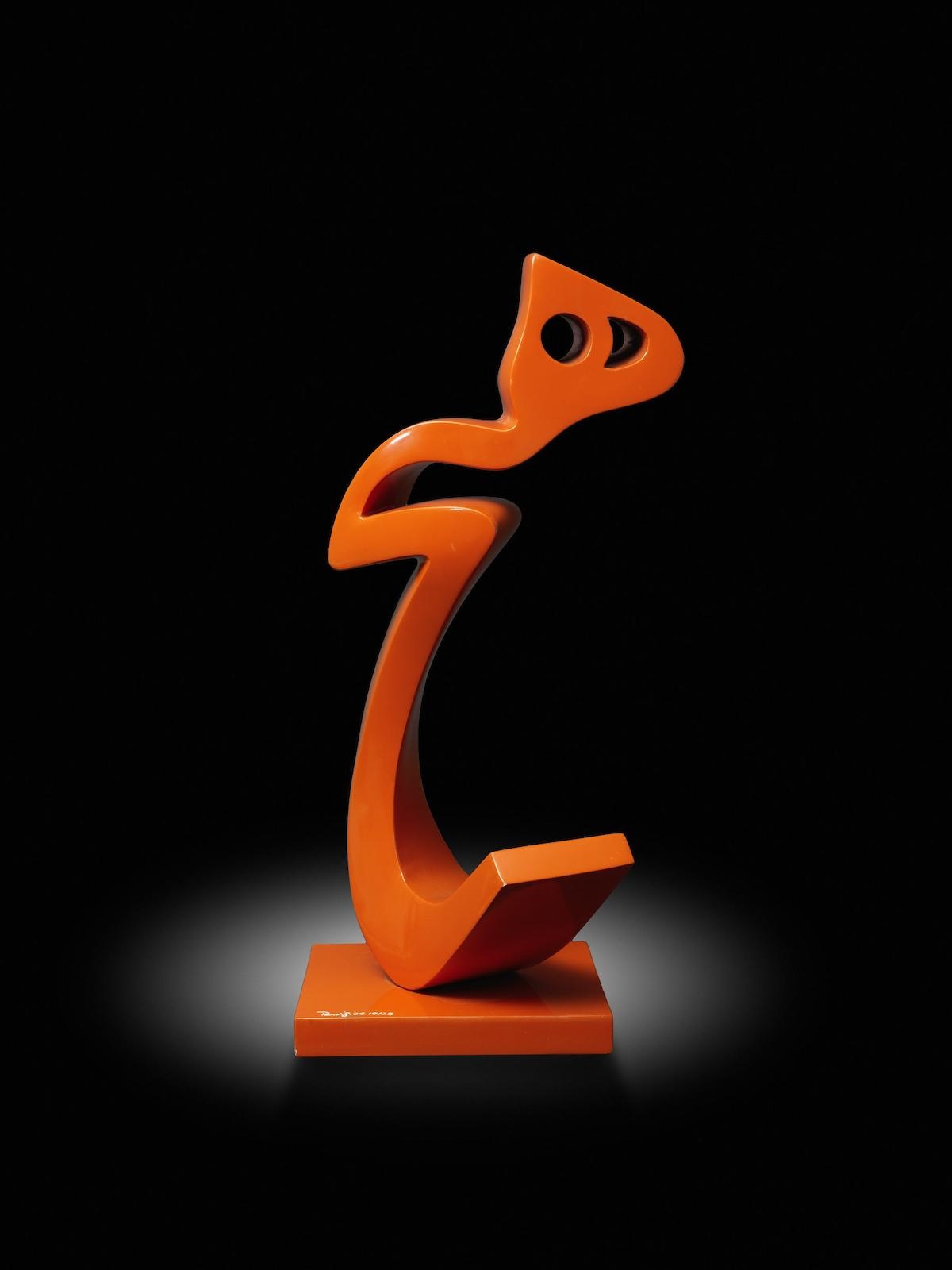 Parviz Tanavoli | Pink Heech (1970) | MutualArt