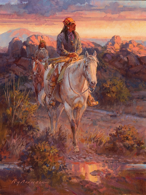 Roy Andersen | Running the Ponies | MutualArt