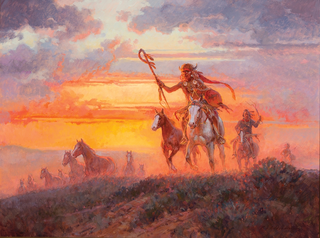 Roy Andersen | Running the Ponies | MutualArt