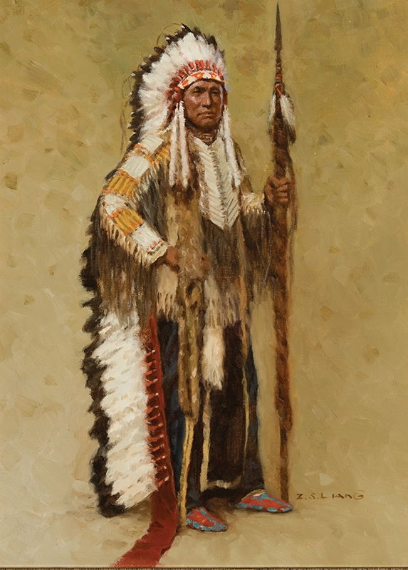 Leung Siu Hee | Minicanjou Sioux Chief | MutualArt