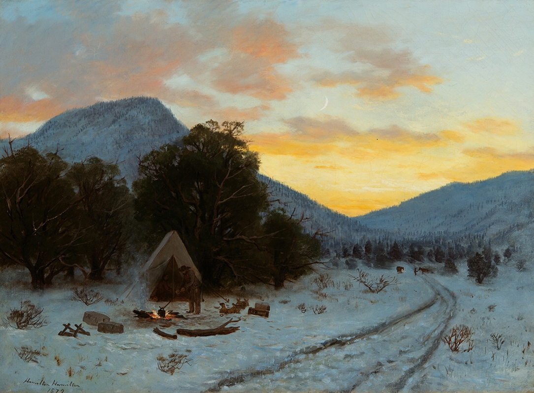 Hamilton Hamilton | Children in a Spring Landscape | MutualArt