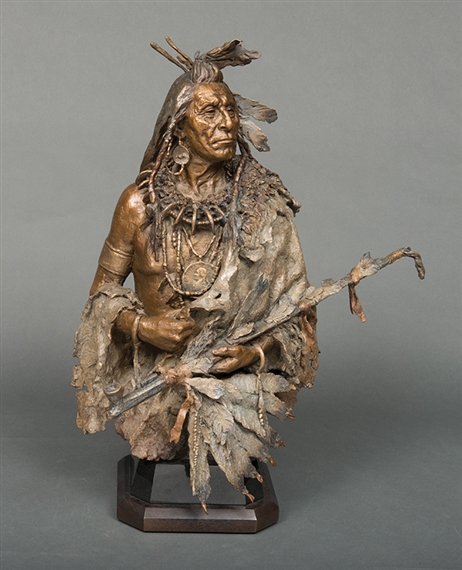 John Coleman | The Greeter-Black Moccasin Hidatsa Chief (2006) | MutualArt