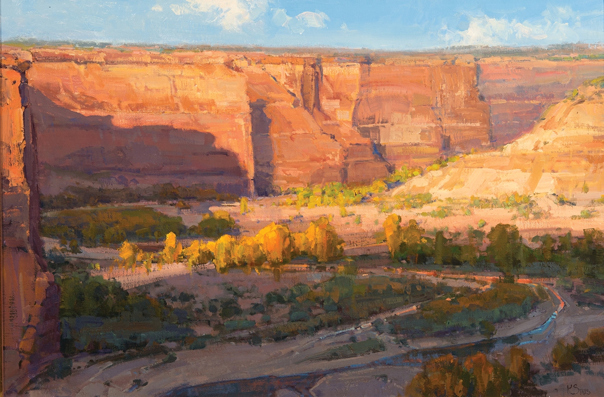 Kathryn Stats | Evening at Tsegi Overlook | MutualArt