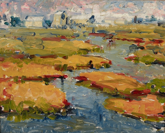 Selden Connor Gile | Small Orange Islands | MutualArt