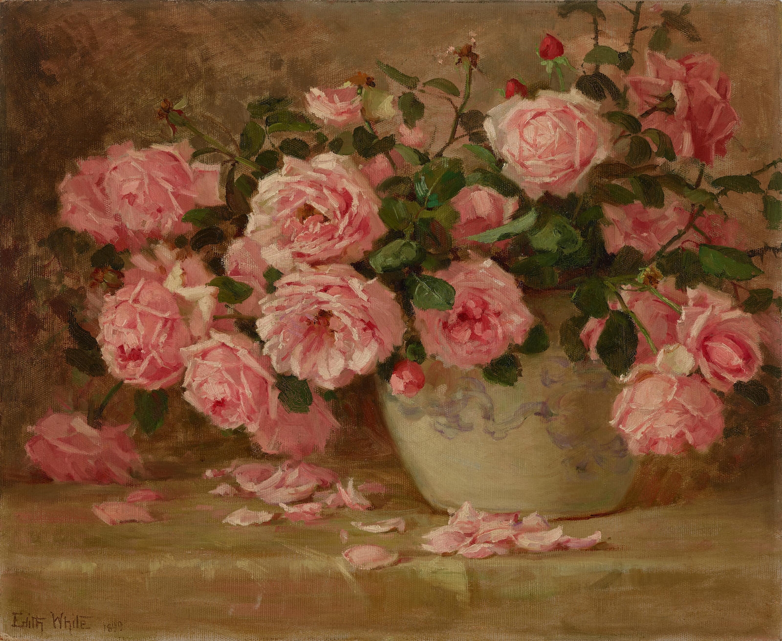 Edith White | Red Roses | MutualArt