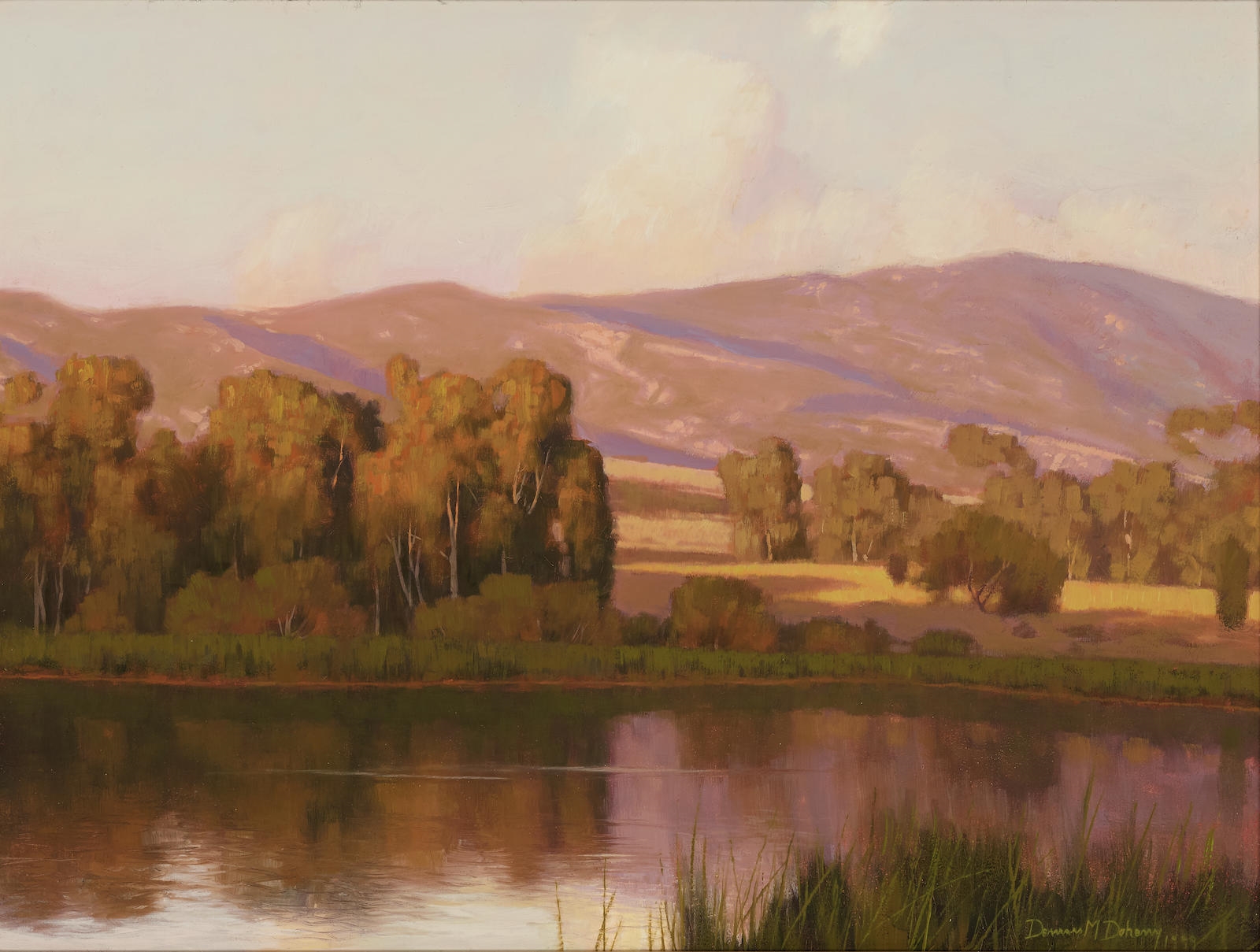 Dennis Doheny | Evening Reflections (Lake Los Carneros) (1999) | MutualArt