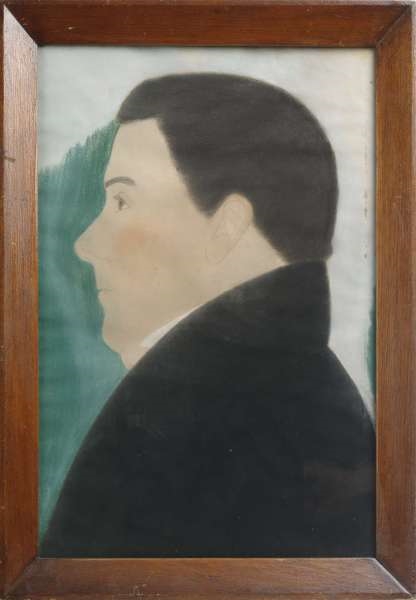 Ruth Henshaw Miles Bascom | Profile portrait of Eliezur Chamberlain of ...