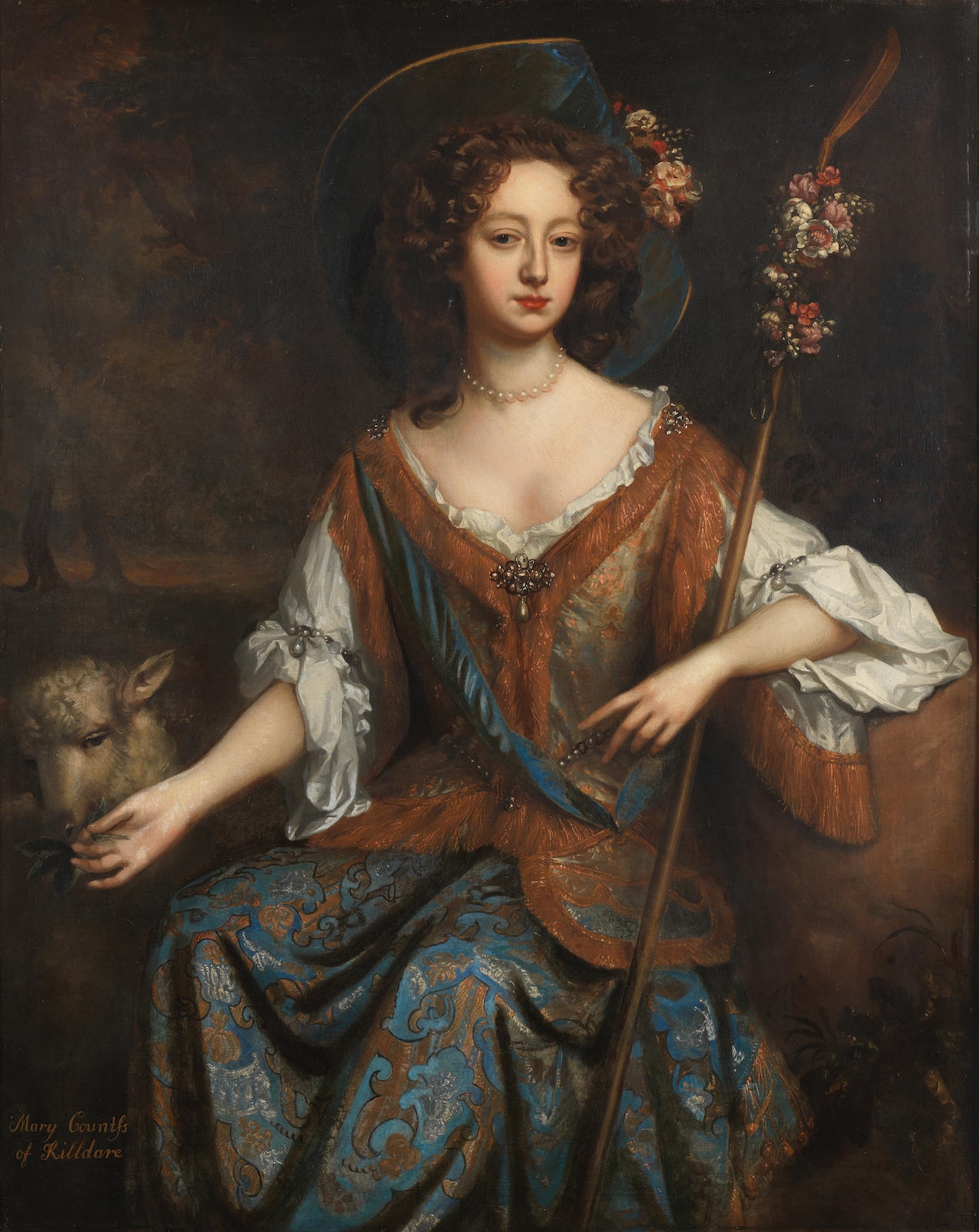 Willem Wissing | Portrait of Elizabeth Jones, Countess of Kildare, as a ...