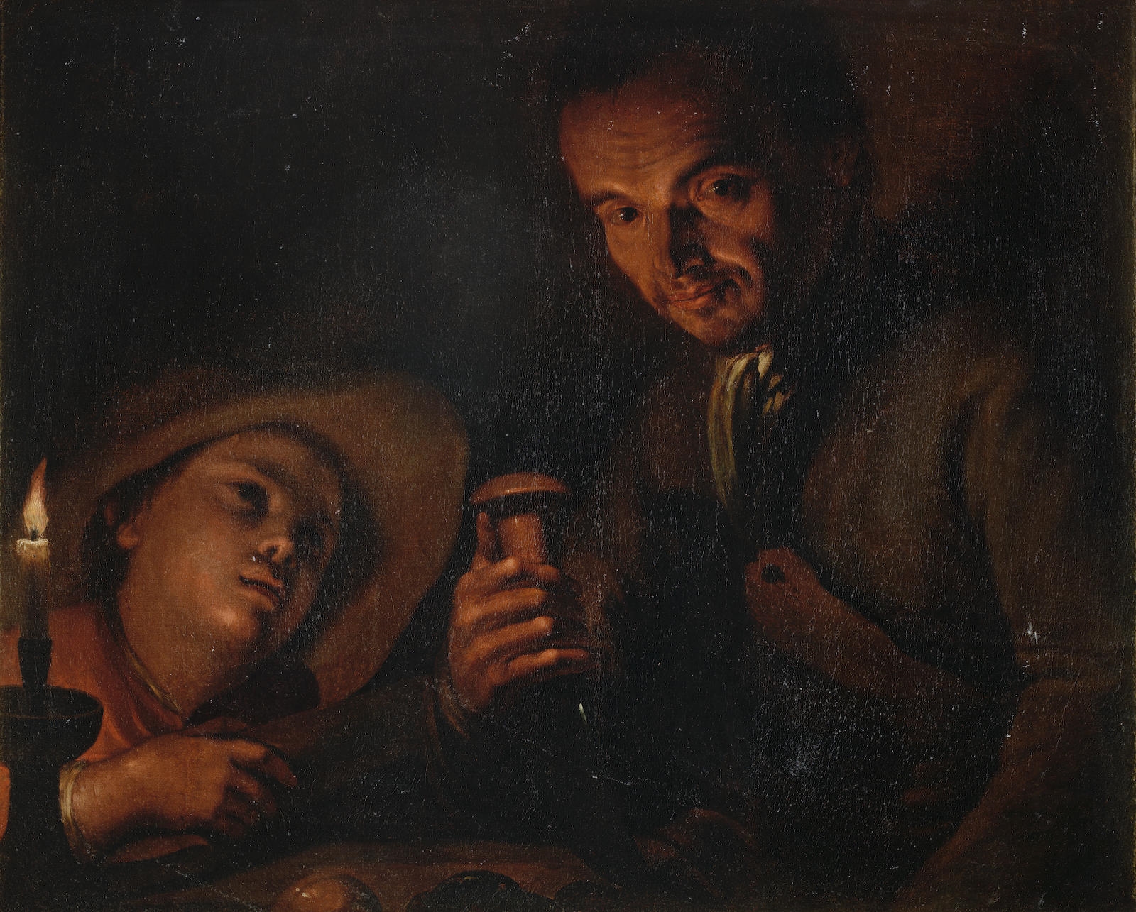 Adam de Coster | Figures by candlelight | MutualArt