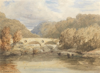 David Cox Sr. | A windmill in a landscape | MutualArt