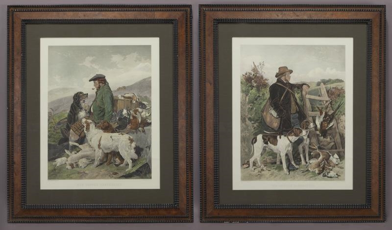 Richard Ansdell | 2 Works: The English Gamekeeper, The Scotch ...