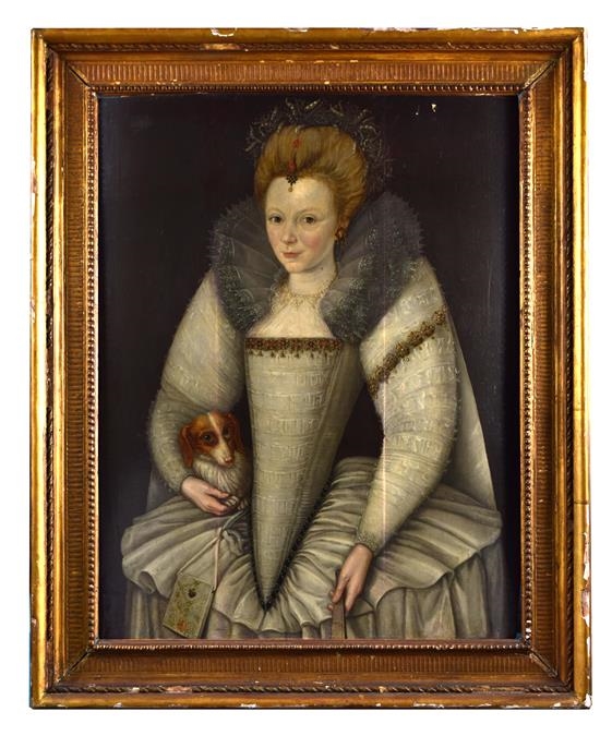 British School, 17th Century | PORTRAIT OF JANE, WIFE OF ROGER KIRKBYE ...