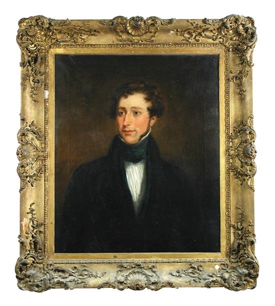 British School, 19th Century | Portrait of Henry Vigne, Master of the ...