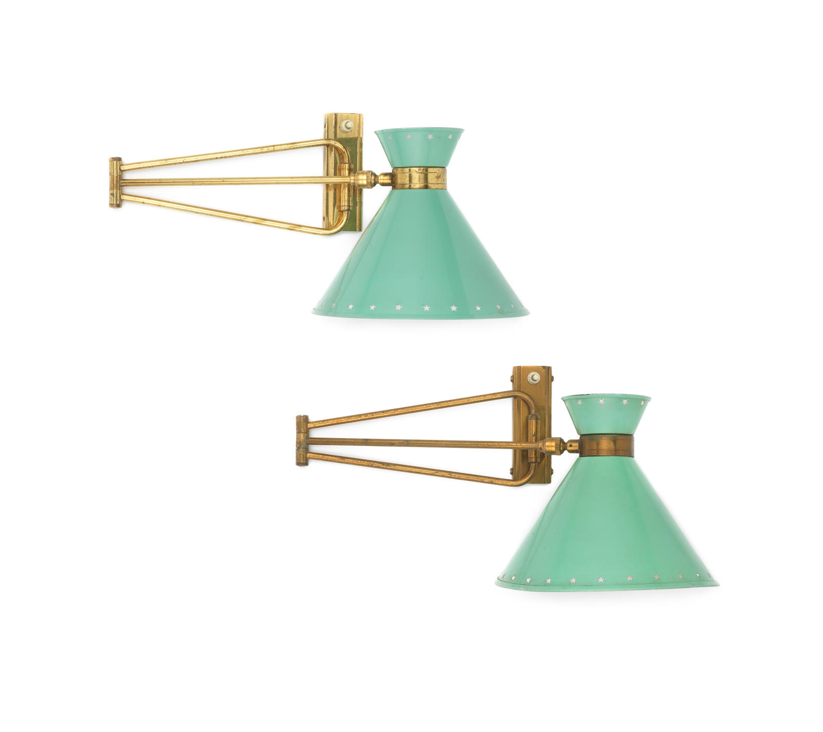 Rene Mathieu | A PAIR OF APPLIQUES | MutualArt