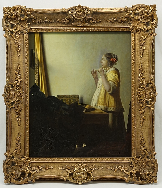 Jan Vermeer | Herr und Dame beim Wein | MutualArt