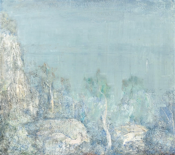 Lloyd Rees | MORNING ON THE DERWENT (1971) | MutualArt