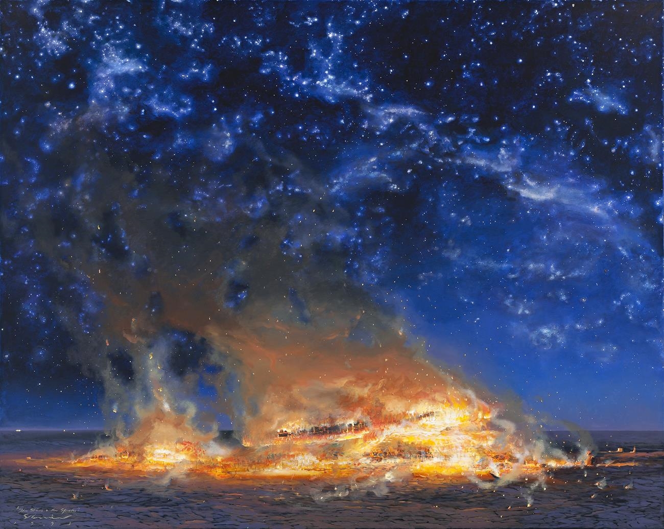 Tim Storrier | THE STARS AND THE SPARKS (1993) | MutualArt