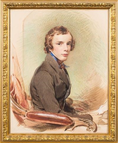 George Richmond | Portrait of Mrs Partridge and her sister Miss Croker ...