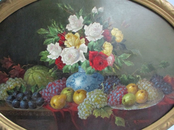 Rudolf Stoitzner | Still Life With Fruit (1900) | MutualArt