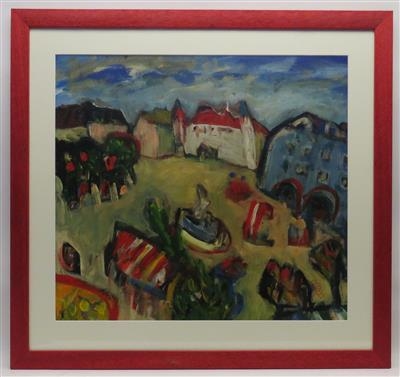 Robert Lehner | Stadtplatz-Vogelperspektive (1997) | MutualArt