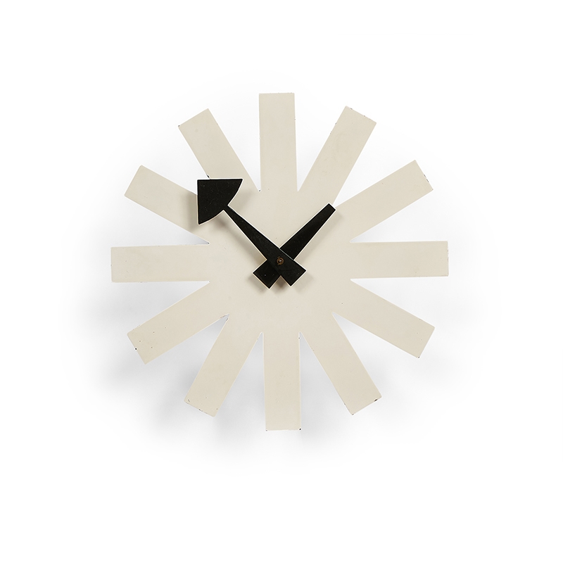George Nelson | White Asterisk clock, model 2213 | MutualArt