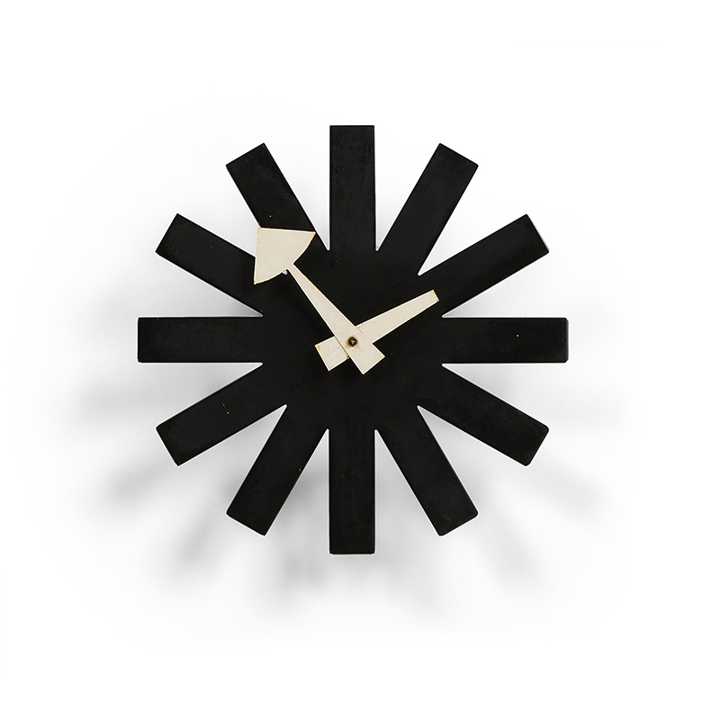 George Nelson | Black Asterisk clock, model 2213 | MutualArt