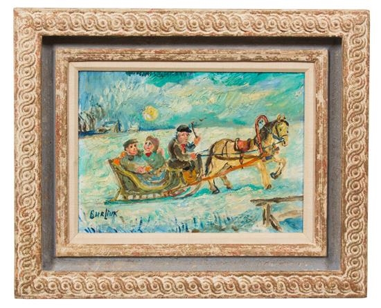 David Burliuk | Winter Ride | MutualArt