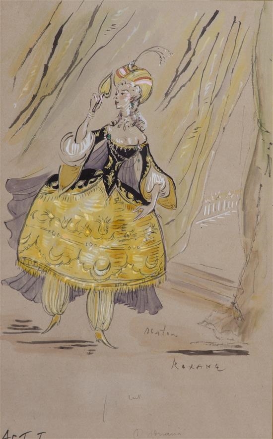 Cecil Beaton | A theatrical costume design | MutualArt