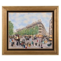 Michel Hermel | Boulevard de la Madeleine | MutualArt