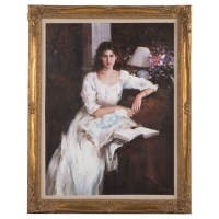 Hans Amis | Serenity in White | MutualArt