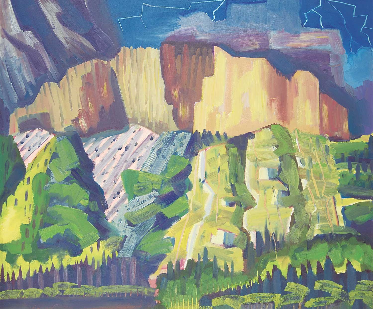 David Pugh | Yamnuska (1980) | MutualArt