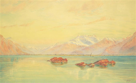 Charles Jones Way | Water Reflections with Mountains in the Distance ...