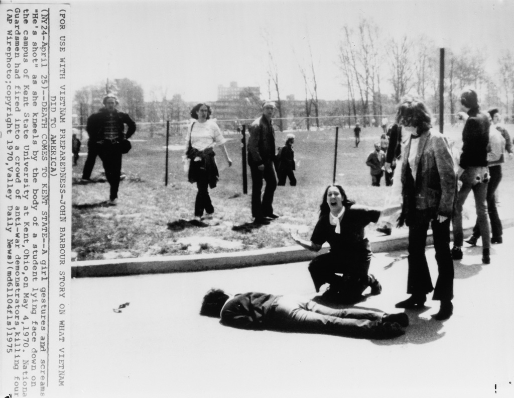 John Filo | 14 works: Kent State Shooting (Mary Ann Vecchio leaning ...