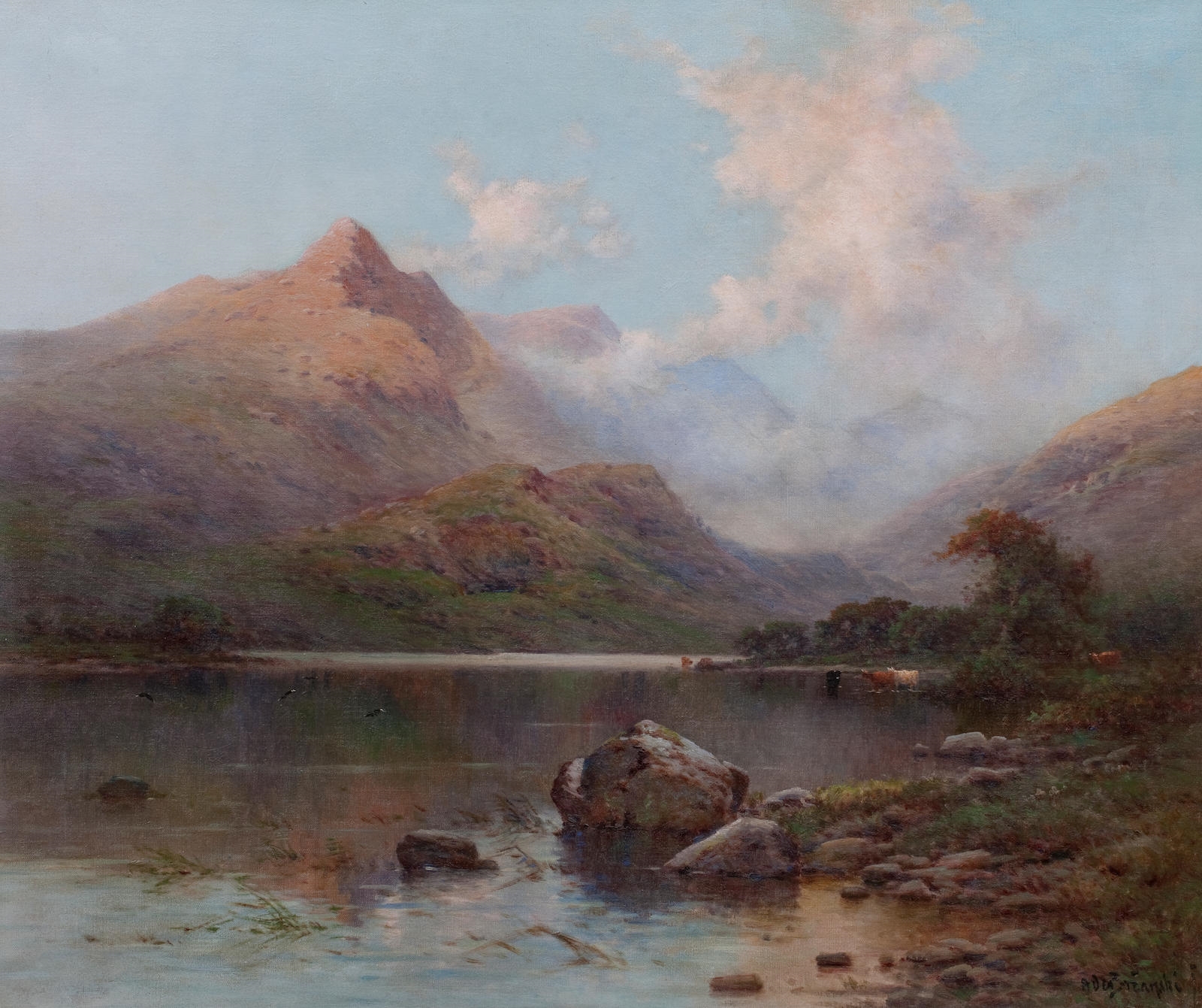 Alfred de Breanski Jr. | Evening Loch Fyne | MutualArt