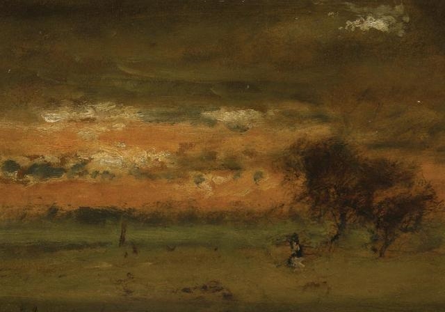 George Inness | Sunset (1892) | MutualArt