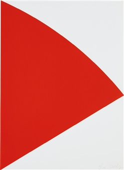 Ellsworth Kelly | Red Curve (for Joel) (1993) | MutualArt