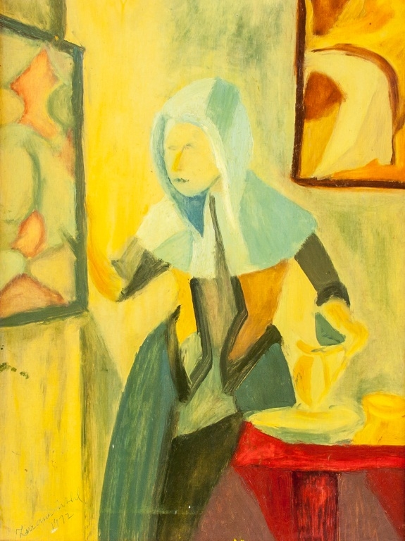 Susan Wohl | Abstract of Woman Looking Out Through the Window (1972 ...