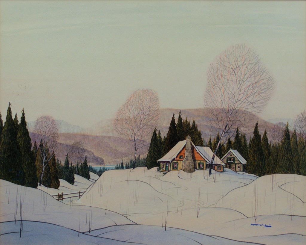 Graham Norwell | Winter Cabin | MutualArt