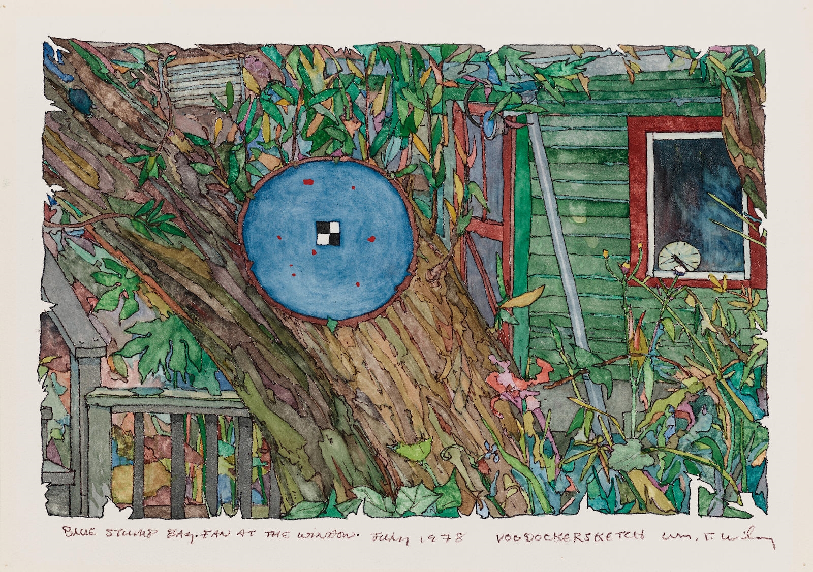 William T. Wiley | Blue Stump (1978) | MutualArt
