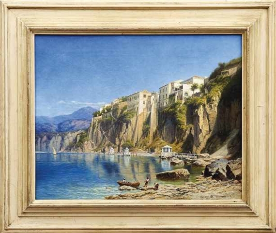 Daniel Somogyi | Küstenabschnitt bei Triest (1879) | MutualArt
