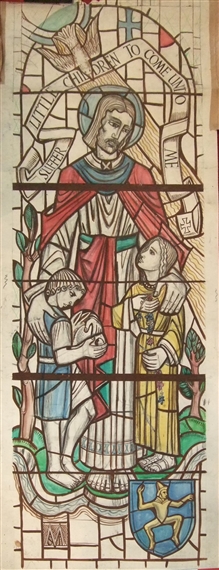 William Wilson | GROUP OF WATERCOLOUR DESIGNS FOR STAINED GLASS | MutualArt
