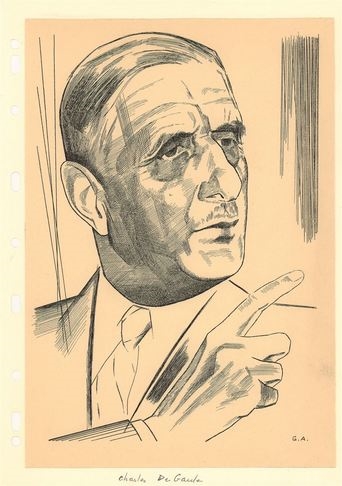 Yuri Pavlovitch Annenkov | Portrait of Charles de Gaule | MutualArt