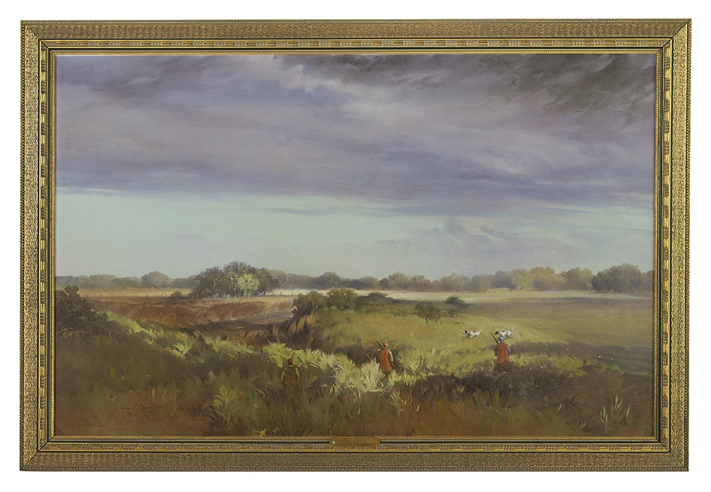 Joseph H. Sulkowski | Quail Hunting Over Palmettos (1993) | MutualArt
