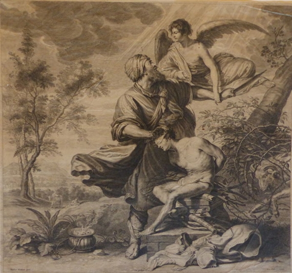 Theodore Rombouts | Abraham sacrificing his son (1596 - 1657) | MutualArt