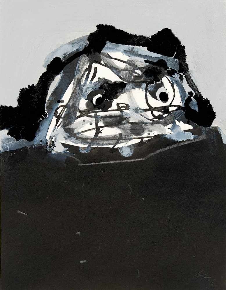 Antonio Saura | Retrato imaginario de Goya (1983) | MutualArt