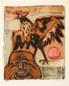 Dix Otto | Petrus und der Hahn (1958) | MutualArt